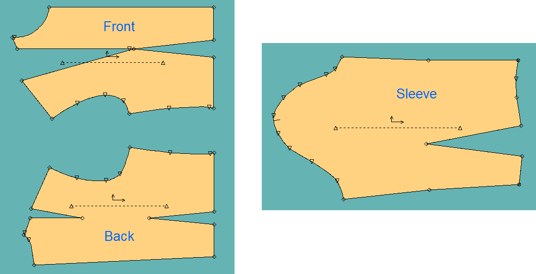 Typical types of sleeves | ICT-TEX platform