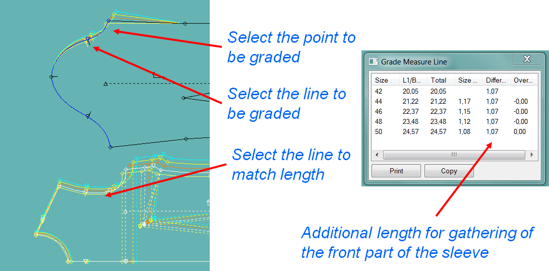 Grading of pieces | ICT-TEX platform
